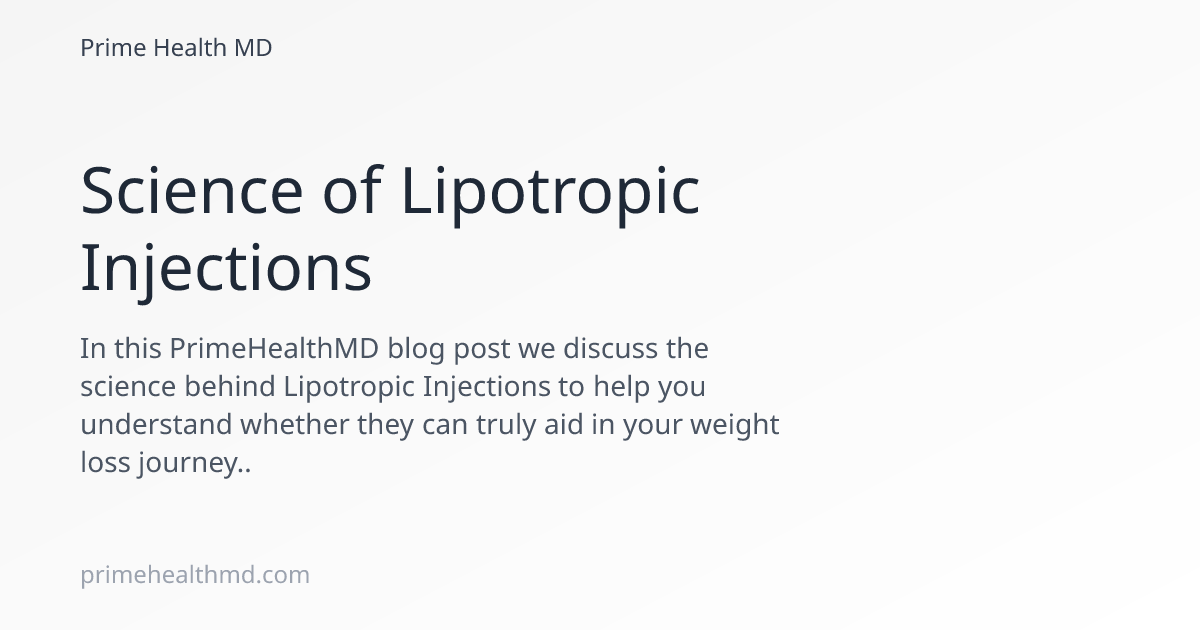Science of Lipotropic Injections
